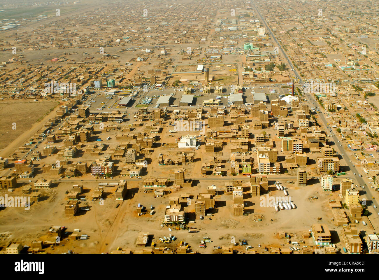 Aerial view, Khartoum, capital of Sudan, Africa Stock Photo, Royalty ...