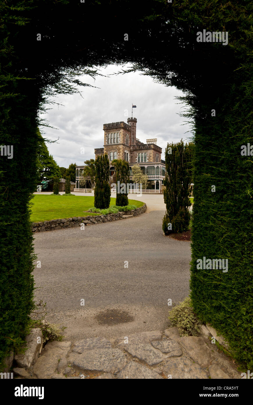 New Zealand Otago Peninsula South Island Lanark Castle gardens and ...