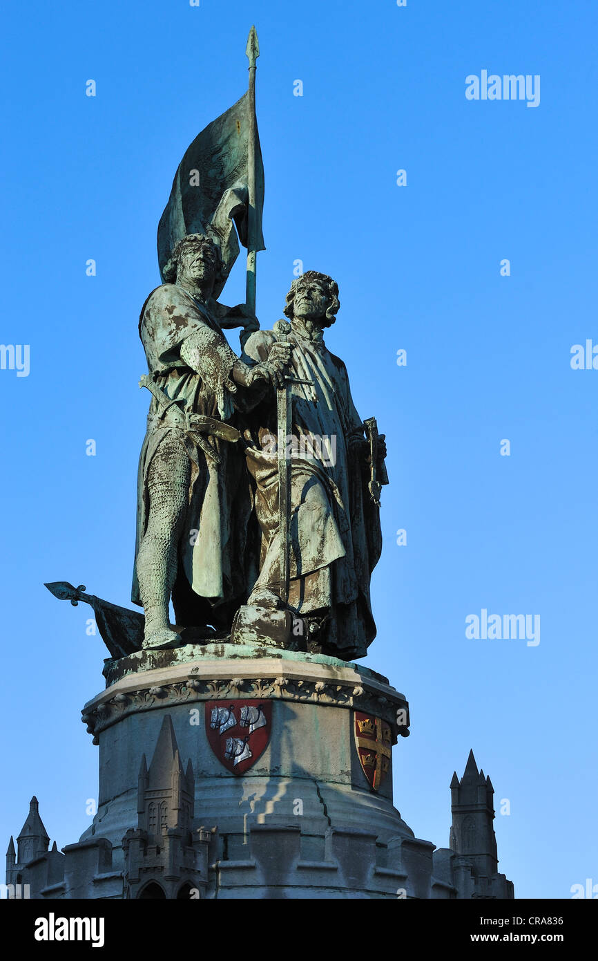 Jan breydel statue markt hi-res stock photography and images - Alamy