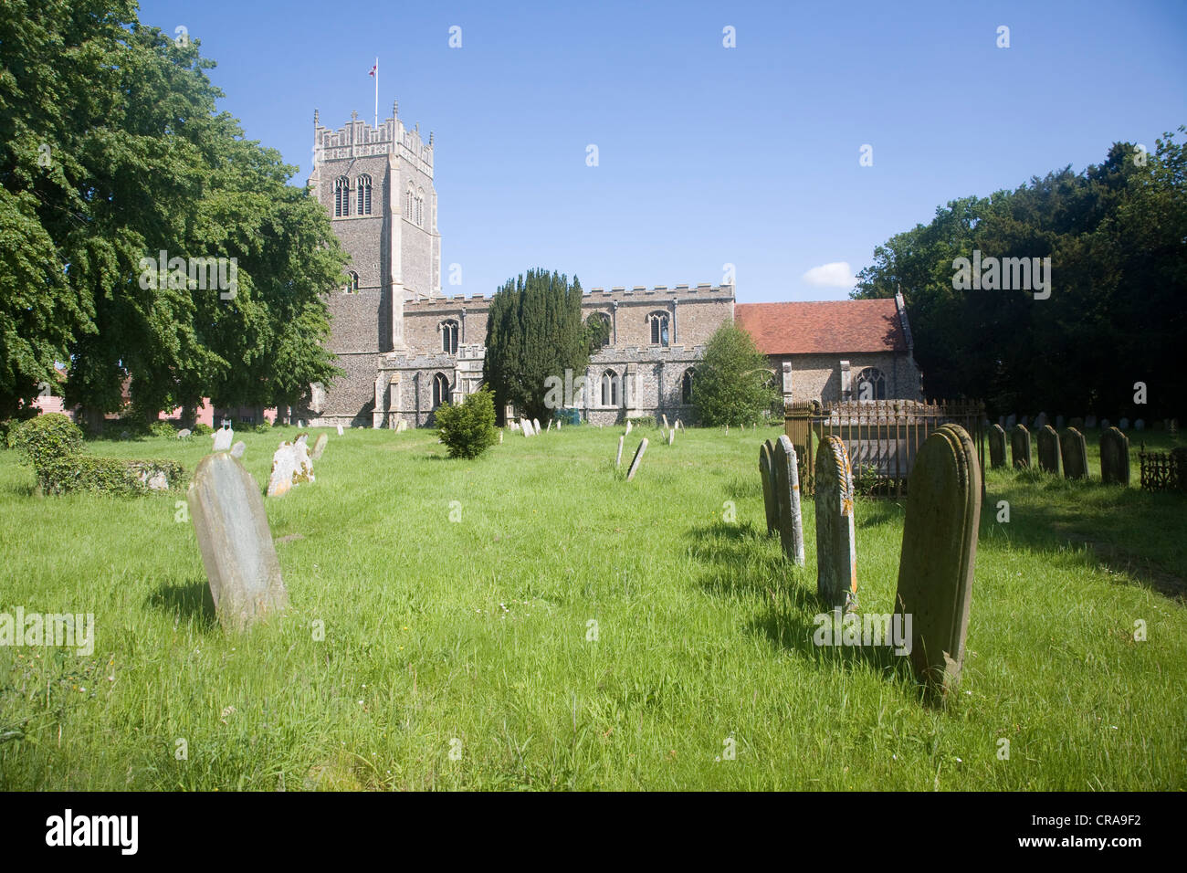 Church of Saint Mary the Virgin, Mendlesham, Suffolk, England Stock ...