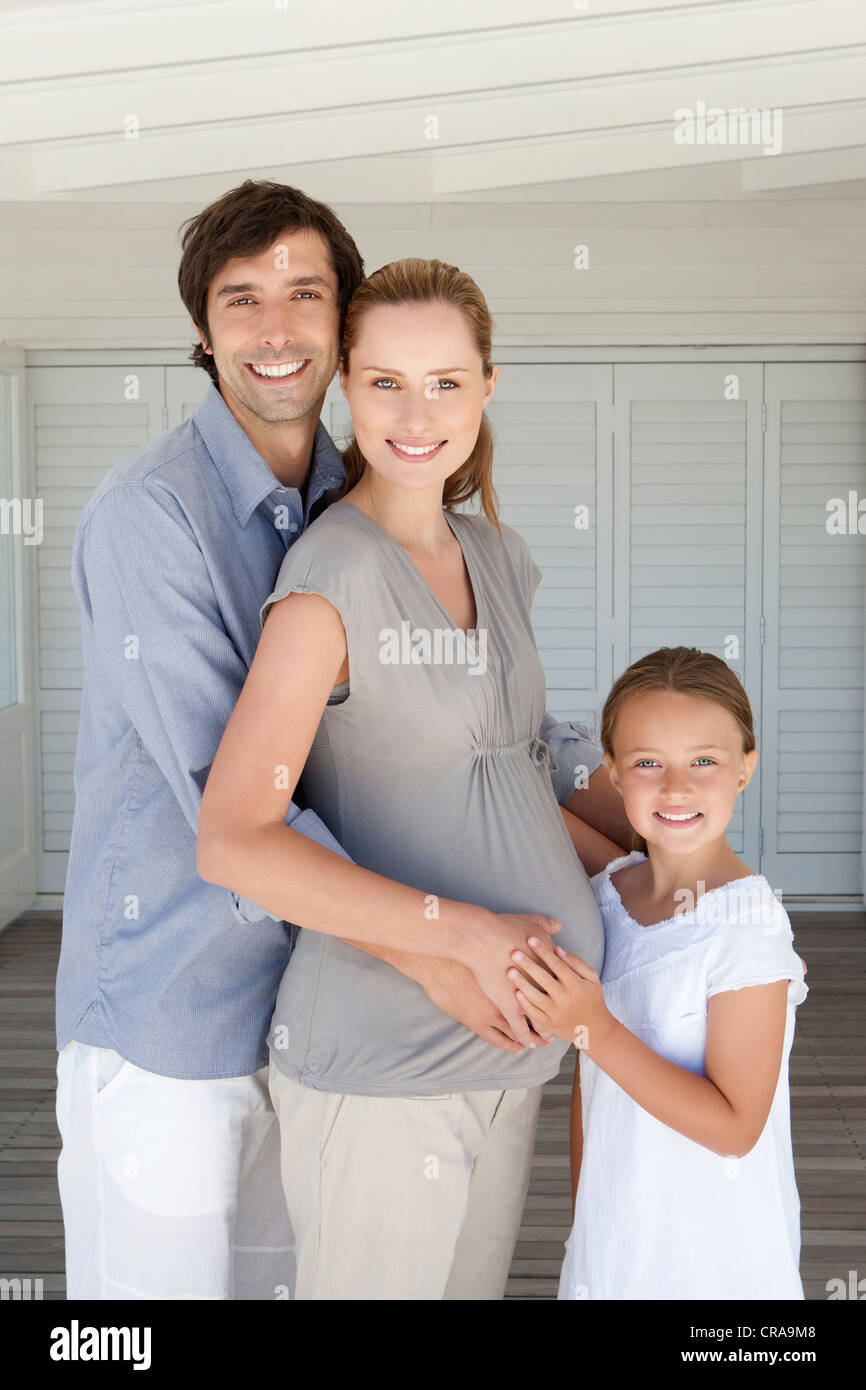 Family smiling together Stock Photo - Alamy