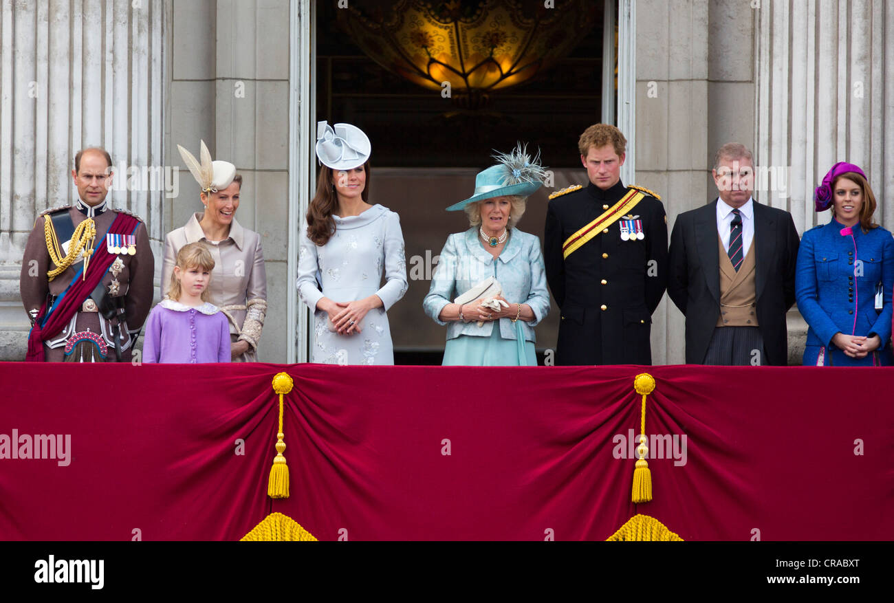 Queen elizabeth ii with prince andrew hi-res stock photography and ...