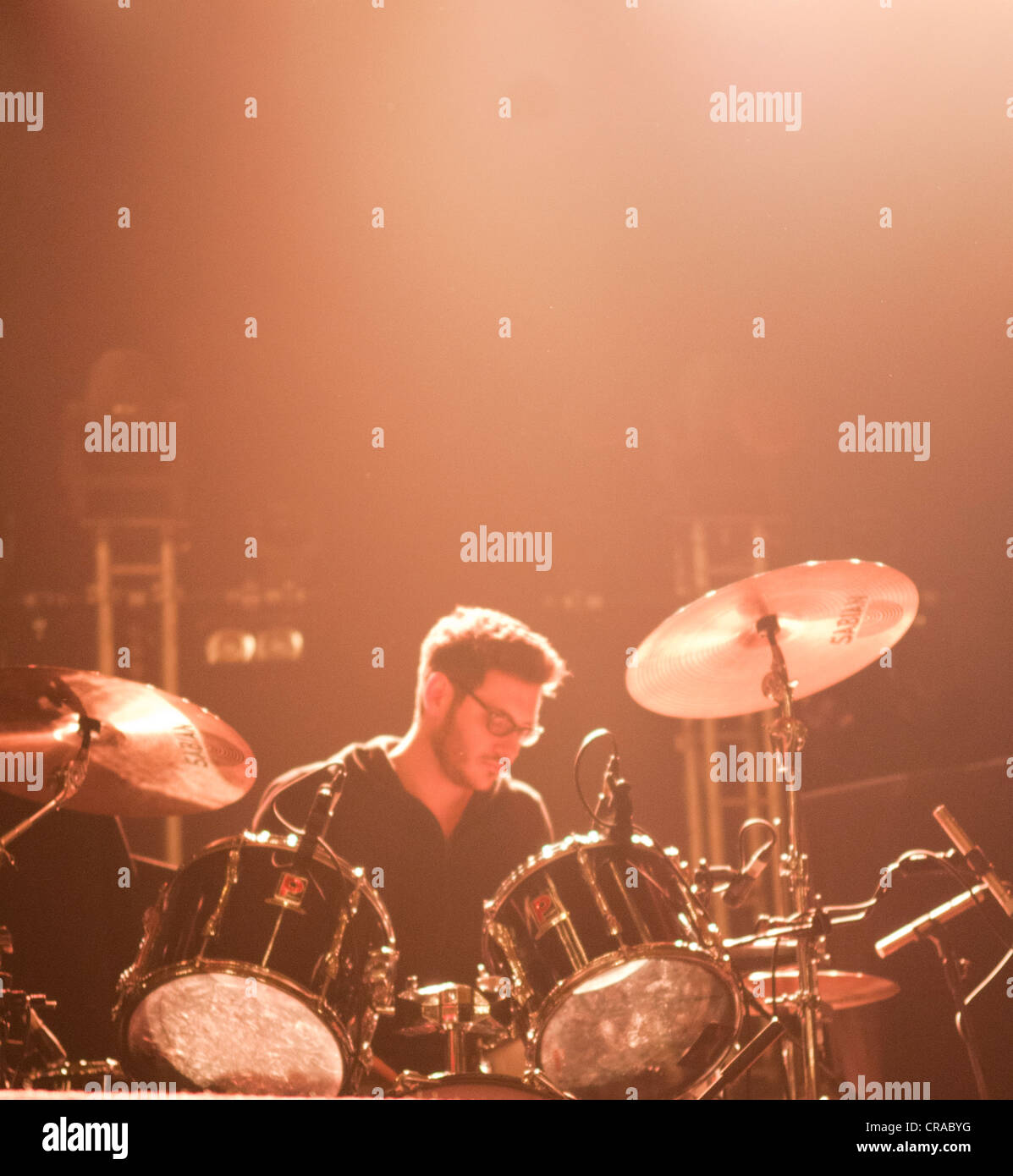 Josh Williams drummer with Native Tongue, London, UK Stock Photo - Alamy