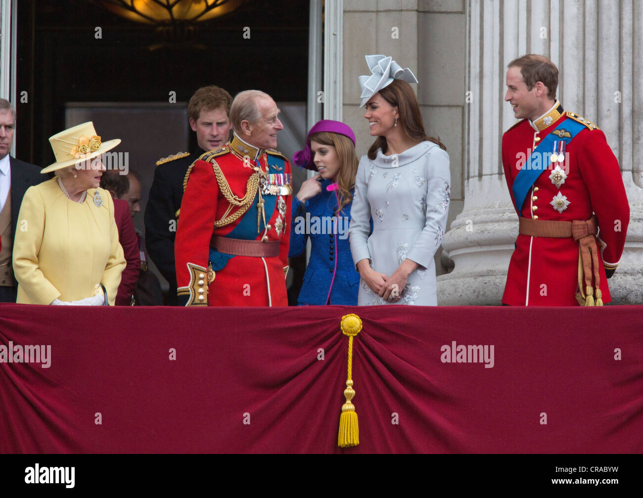 Prince william queen elizabeth ii hi-res stock photography and images ...