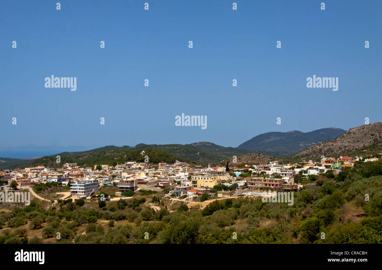Embonas, the wine capital of Rhodes, Greece, Europe Stock Photo - Alamy