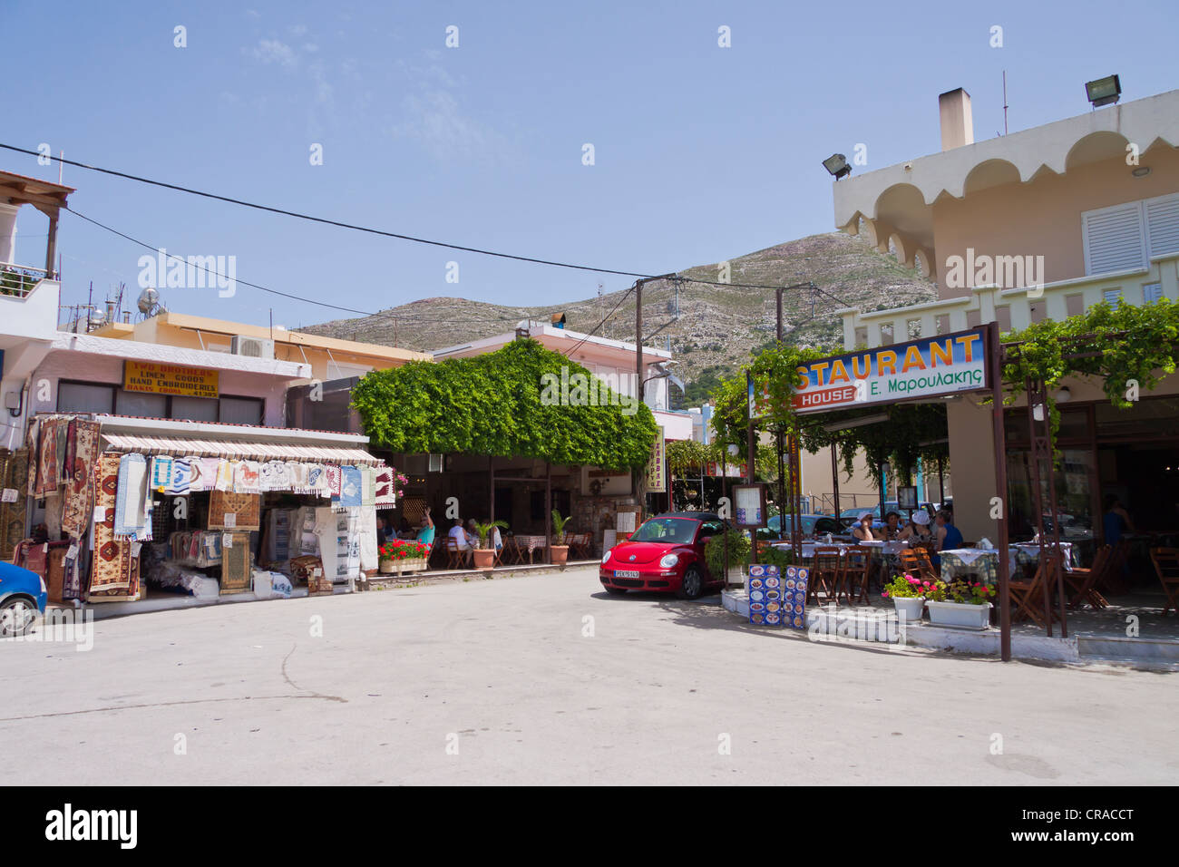 Embonas, the wine capital of Rhodes, Greece, Europe Stock Photo - Alamy