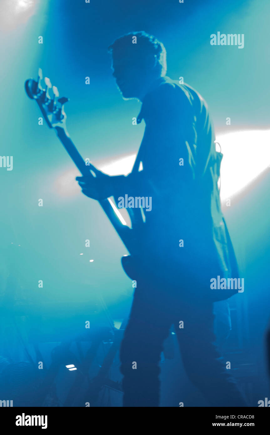 Simon Rix, Bass guitarist of The Kaiser Chiefs Stock Photo - Alamy