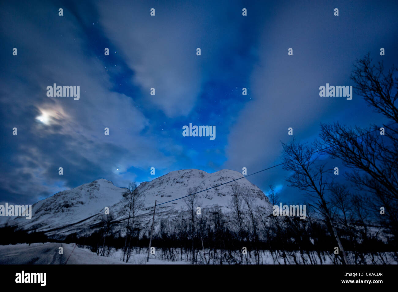 Silhouettes of the moon hi-res stock photography and images - Alamy