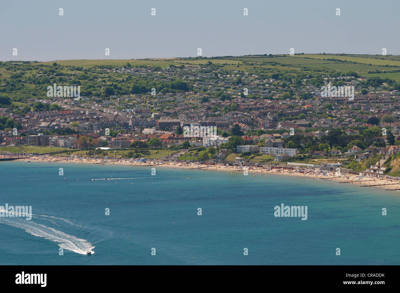 Swanage aerial hi-res stock photography and images - Alamy