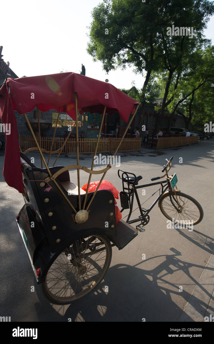 bicycle rickshaw near QianHai Lake, in Beijing, China Stock Photo - Alamy
