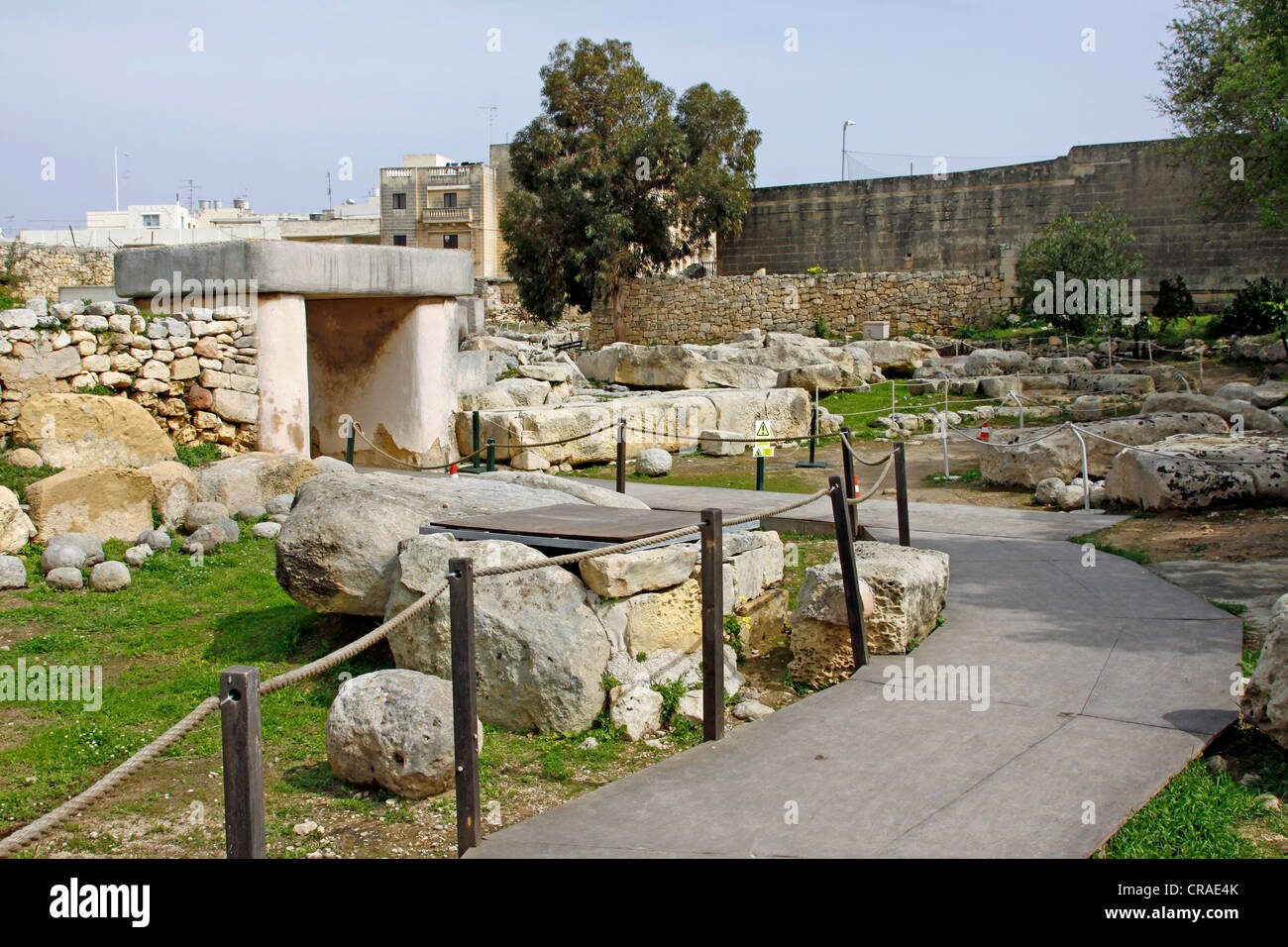 Neolithic megalithic temple, Tarxien Temples, UNESCO World Heritage ...