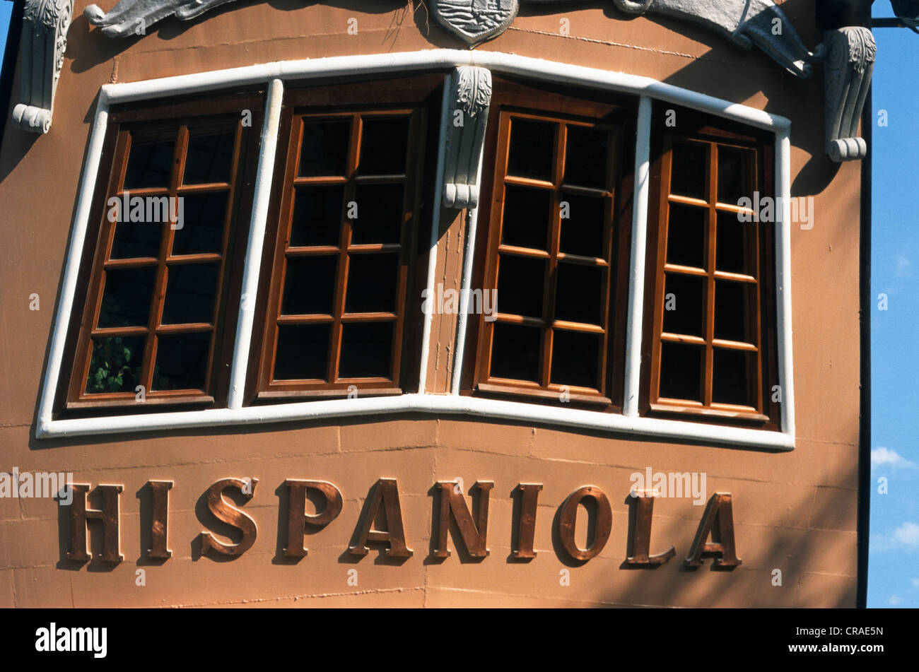 Stern of tall ship, Arkadia beach, Odessa, Ukraine Stock Photo - Alamy