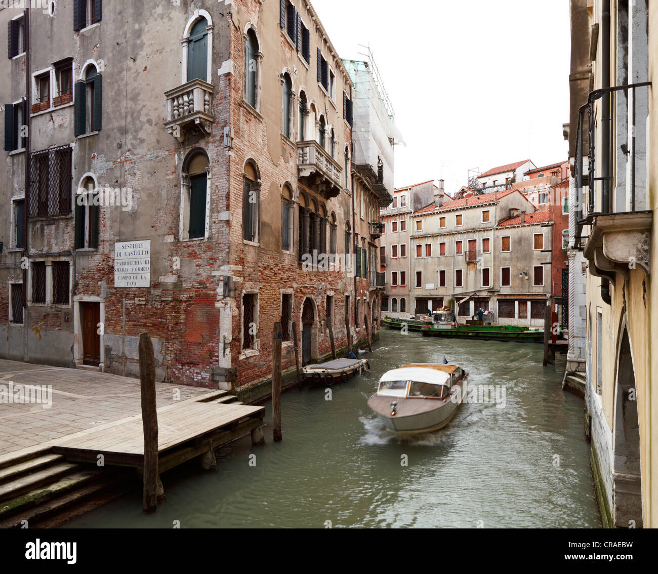 Small canal boats venice italy hi-res stock photography and images - Alamy