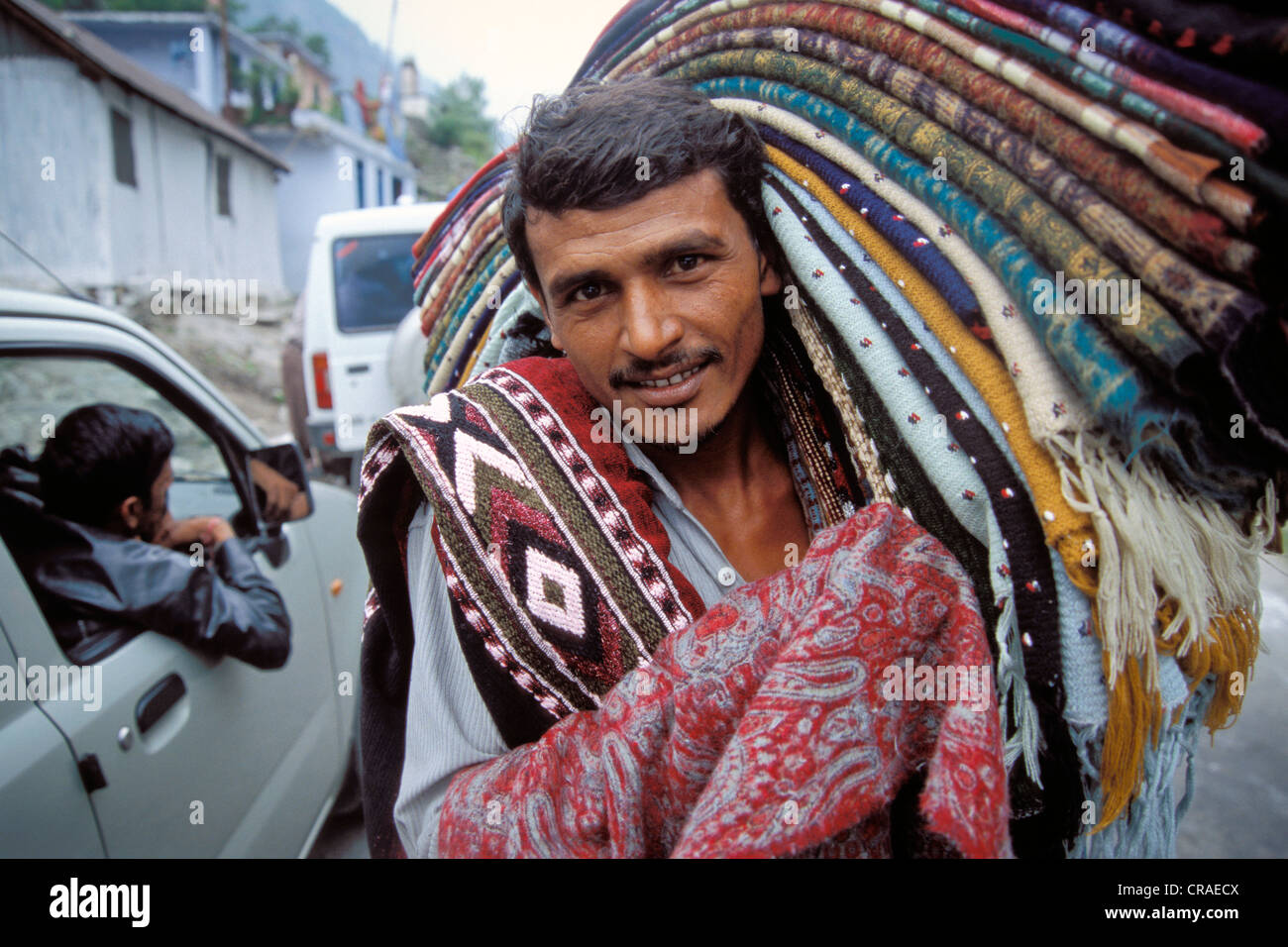 Carpet and cloth merchant or trader, Badrinath, Uttarakhand, formerly ...