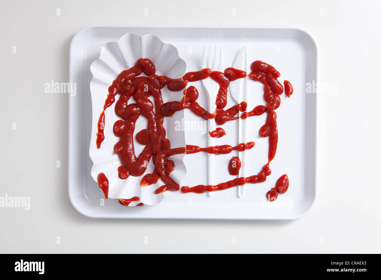 Spilled ketchup hi-res stock photography and images - Alamy