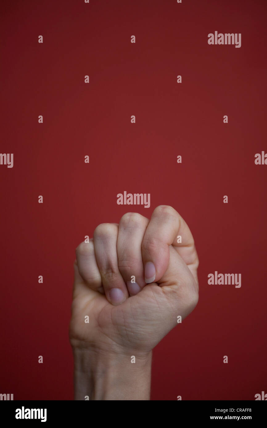 Fight power hand raised clenched hi-res stock photography and images ...