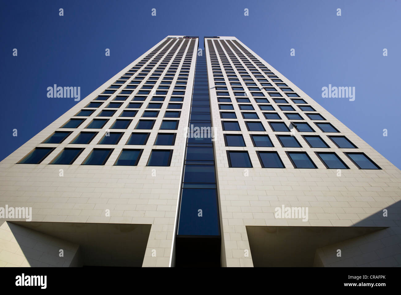 OpernTurm Tower with the Swiss UBS AG, Westend, Financial District ...