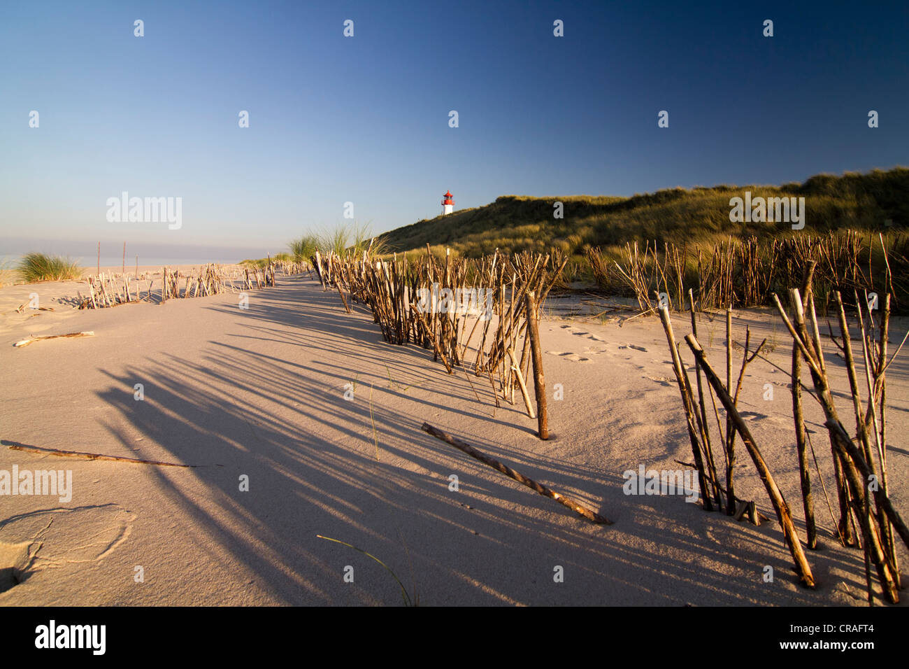List-Ost lighthouse, List, Sylt Island, Schleswig-Holstein, Germany ...