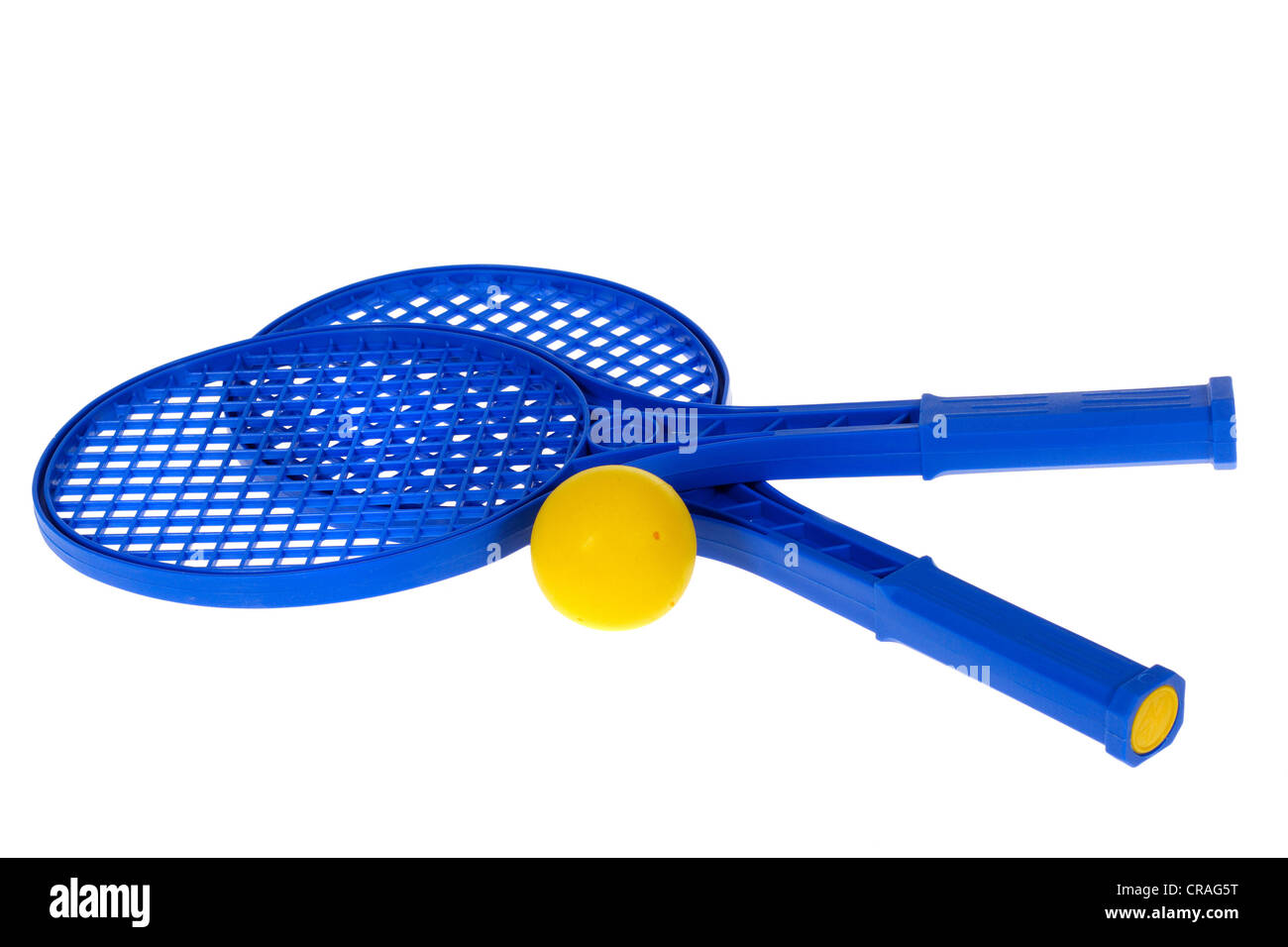 ball and racquet. photo on the white background Stock Photo - Alamy