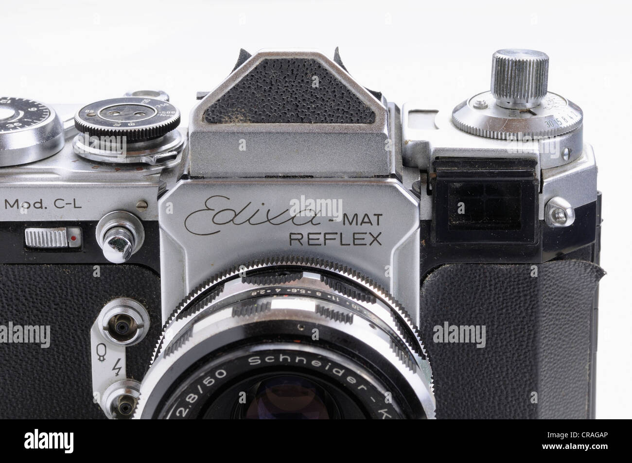 Old Edixa mat single-lens reflex camera Stock Photo - Alamy