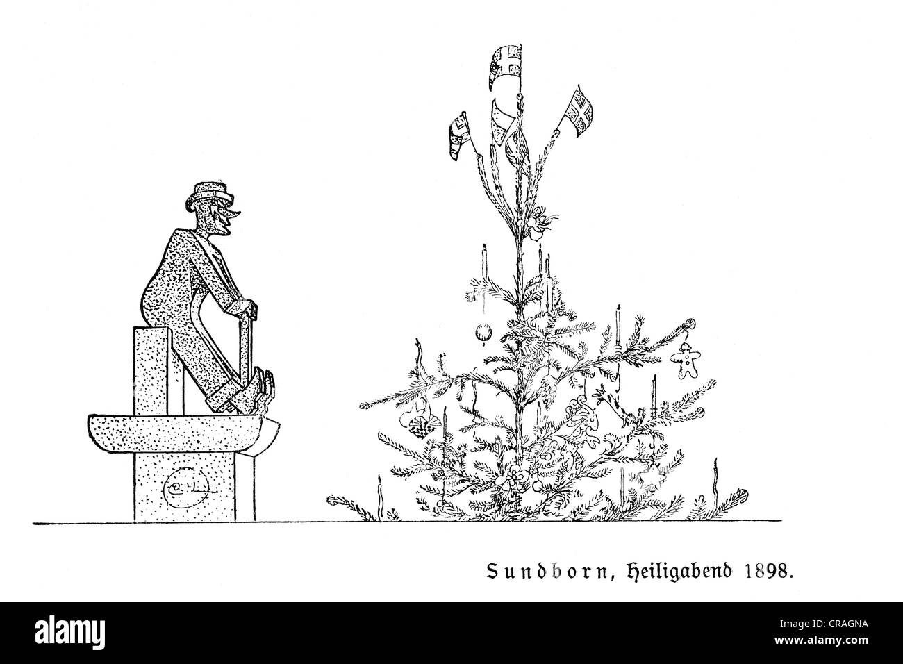 Christmas time in old Cut Out Stock Images & Pictures - Alamy