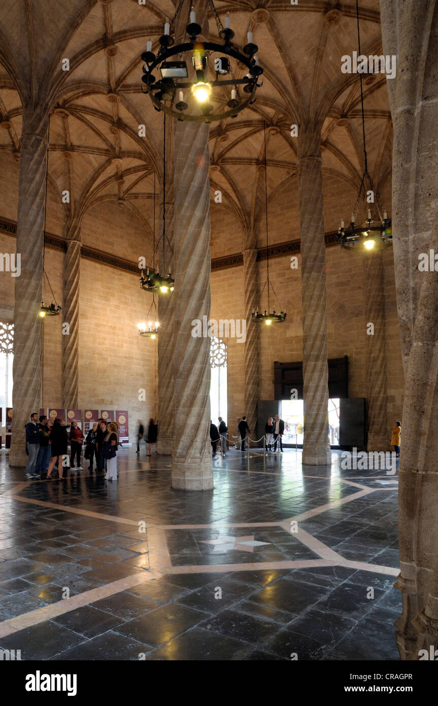 Valencia la lonja view hi-res stock photography and images - Alamy