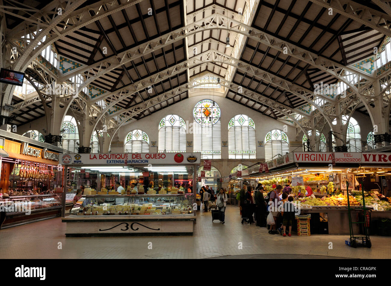 Central market hall mercado hi-res stock photography and images - Alamy