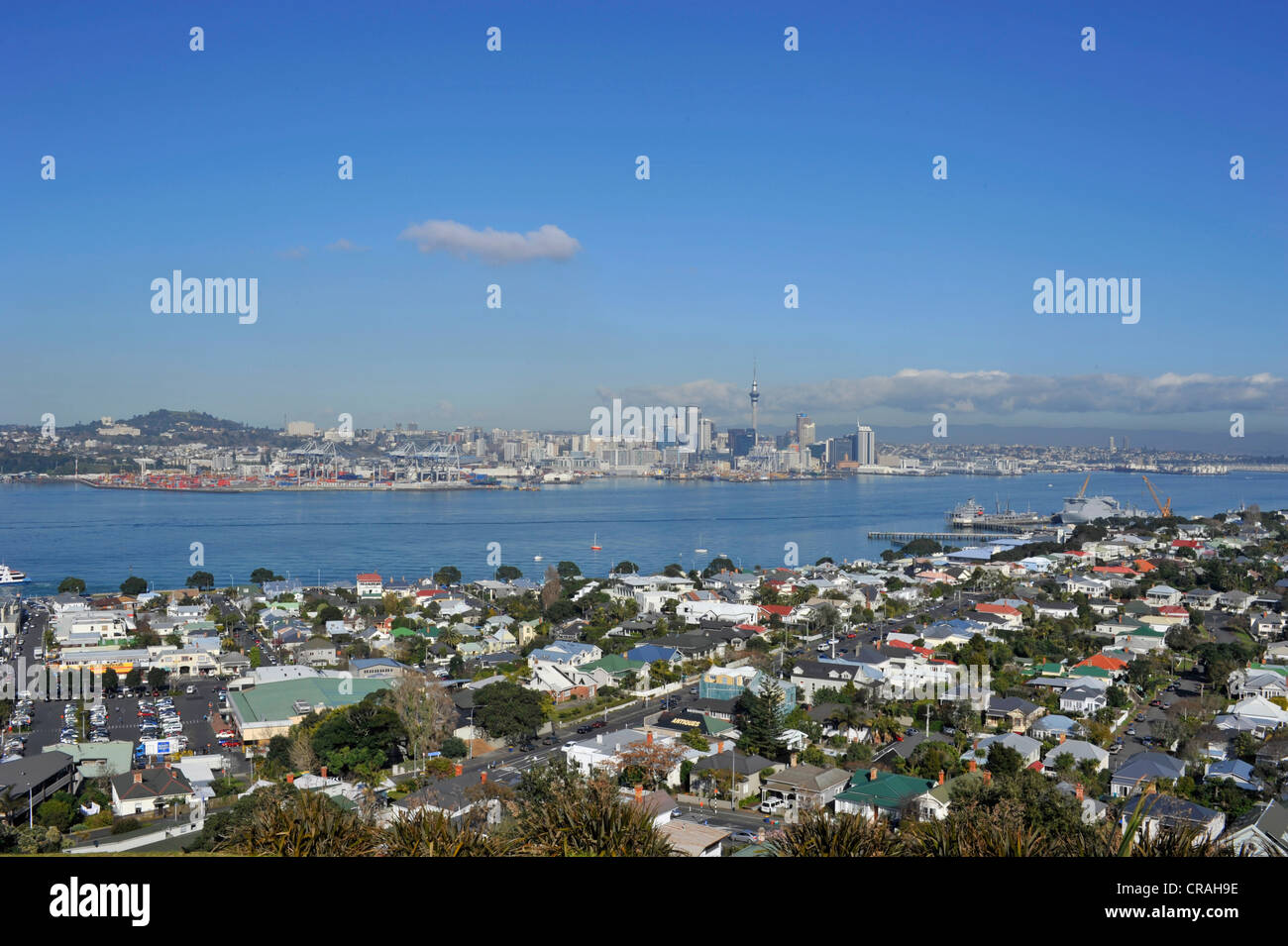 Devonport, view of the skyline of Auckland, New Zealand Stock Photo - Alamy