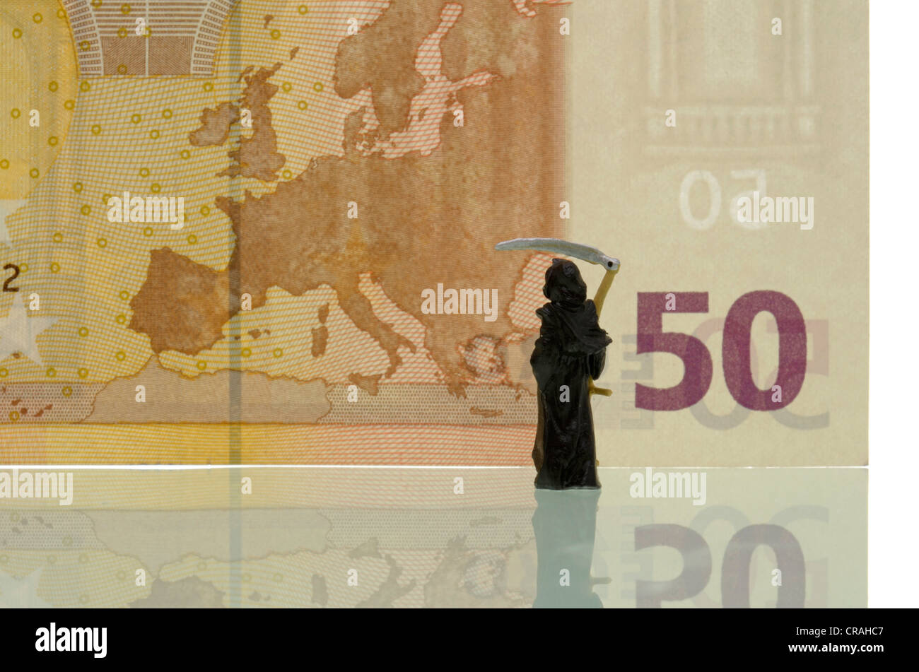 50 euro banknote on map hi-res stock photography and images - Alamy