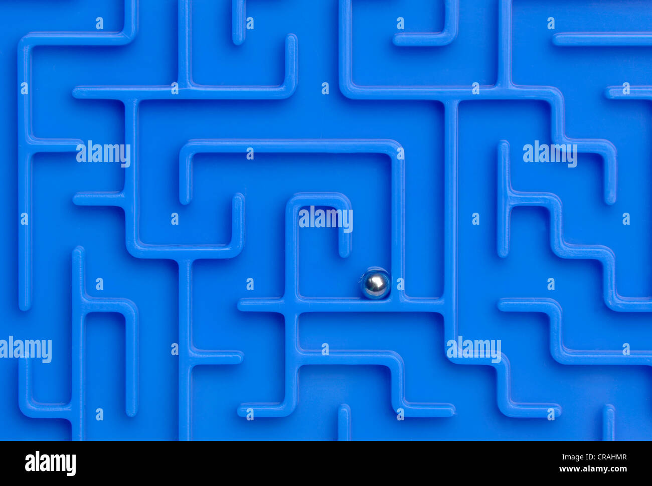 Blue maze metal ball hi-res stock photography and images - Alamy