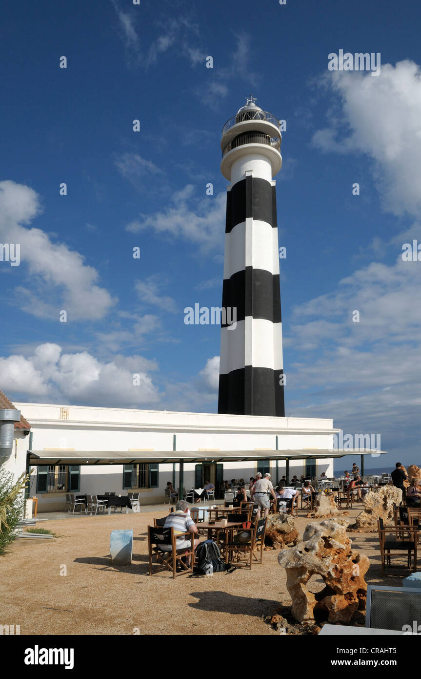 Lighthouse Far d'Artrutx, Menorca, Balearic Islands, Spain, Europe ...