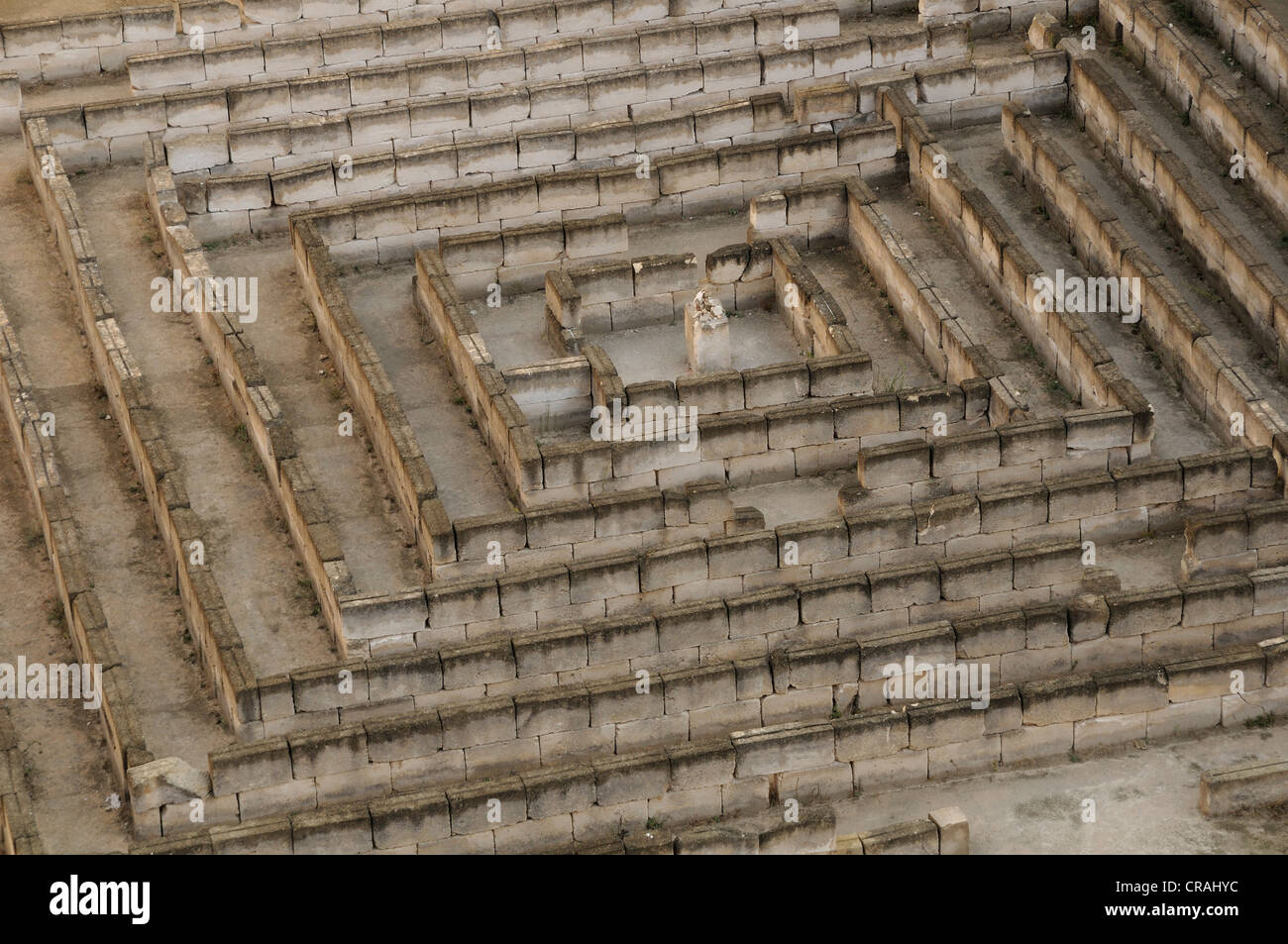 Maze, open-air museum quarry Pedreres de s'Hostal, Menorca, Balearic ...