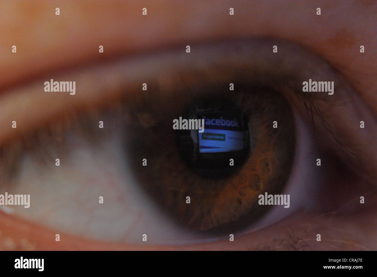 Facebook eye hi-res stock photography and images - Alamy