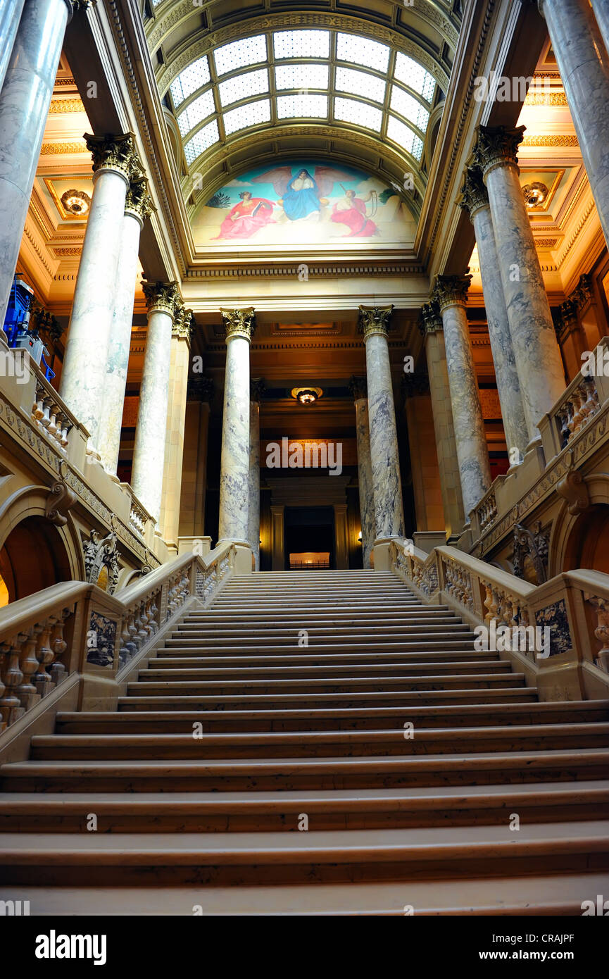Interior of the Minneapolis Minnesota State Capitol Capital Building ...