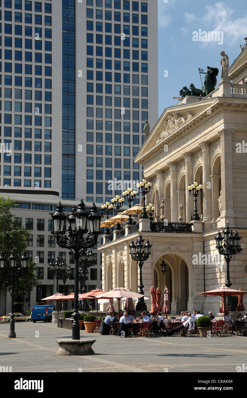 Old opera house and opernturm hi-res stock photography and images - Alamy
