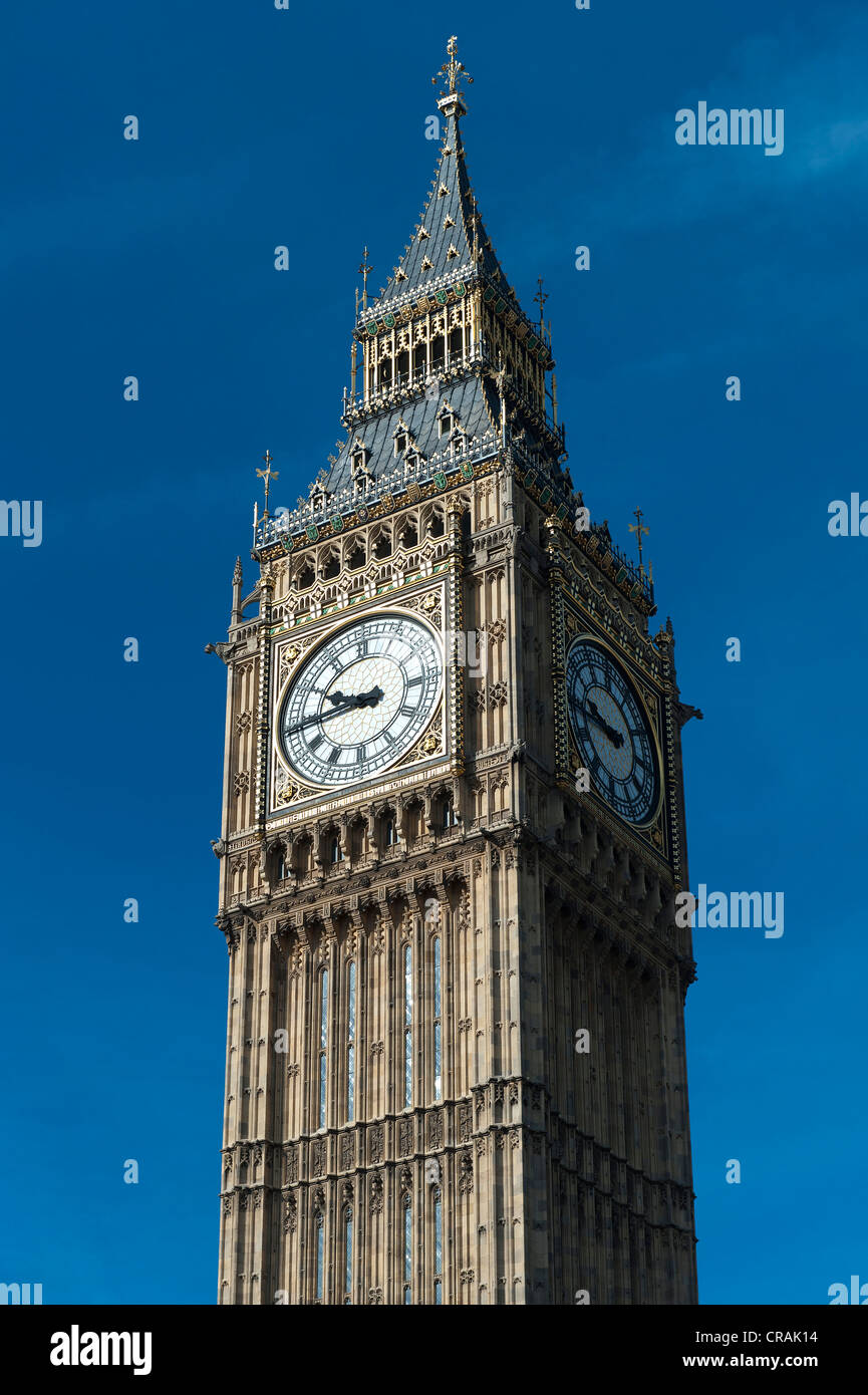 Big Ben, clock tower, Houses of Parliament, Palace of Westminster ...