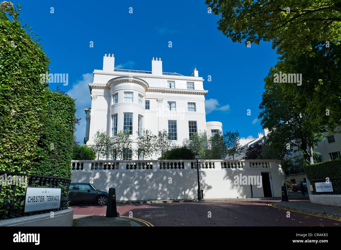 Neoclassical mansion, Cumberland Terrace, architect John Nash, Camden ...