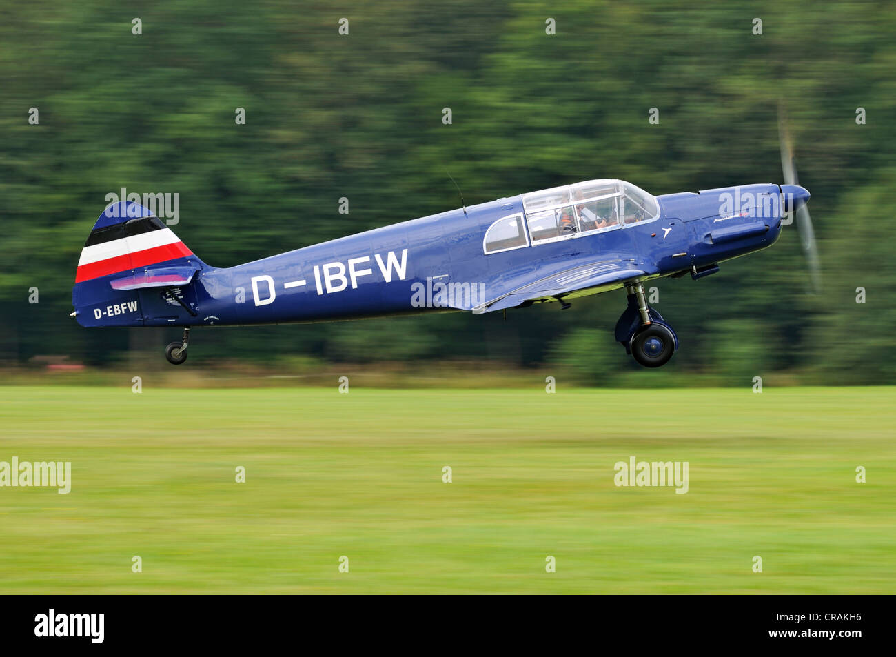 German light aircraft, Messerschmitt Bf-108 Taifun, first flight in ...