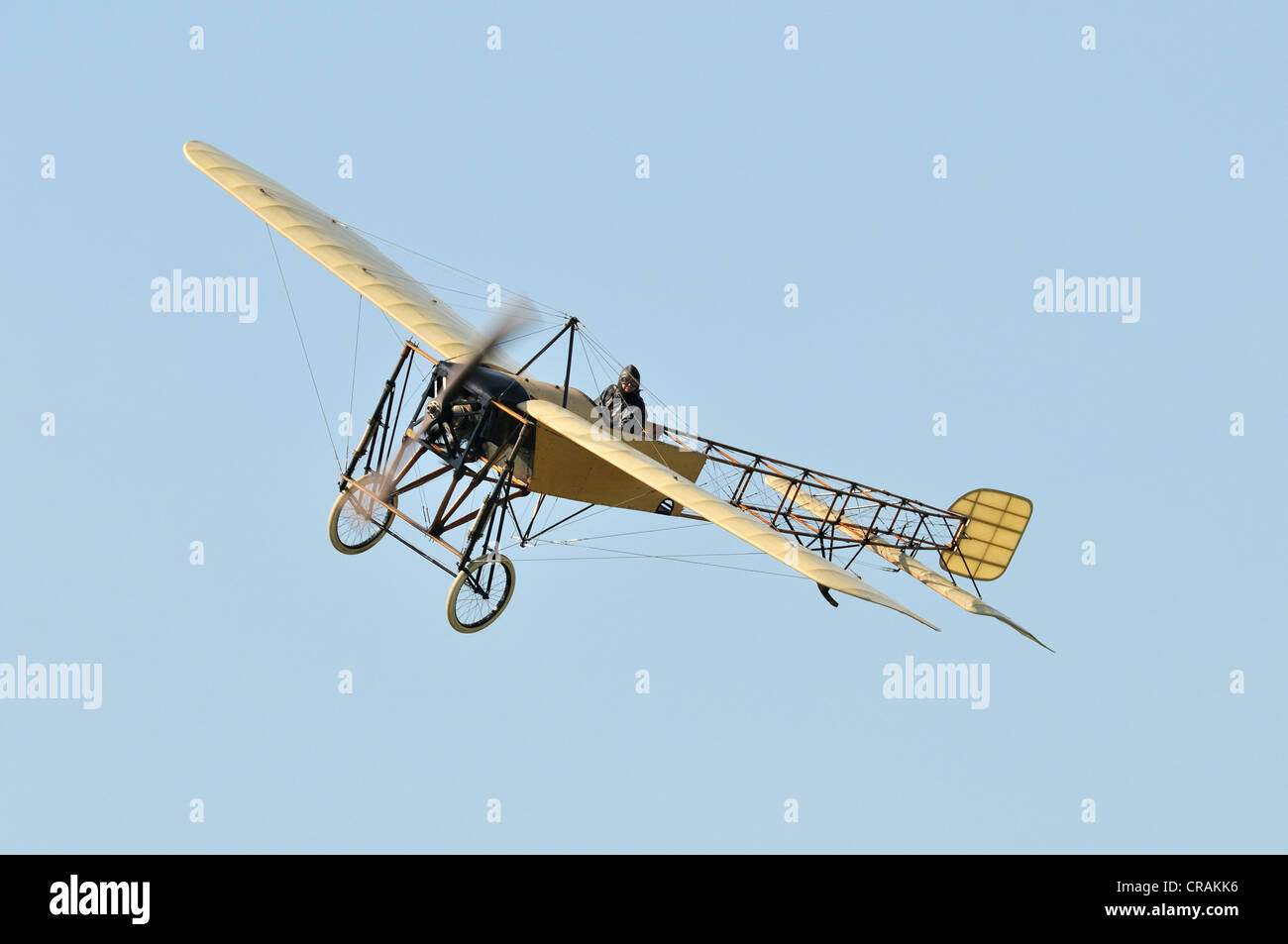 Original Thulin-Blériot XI, built in 1918, Europe's largest meeting of ...