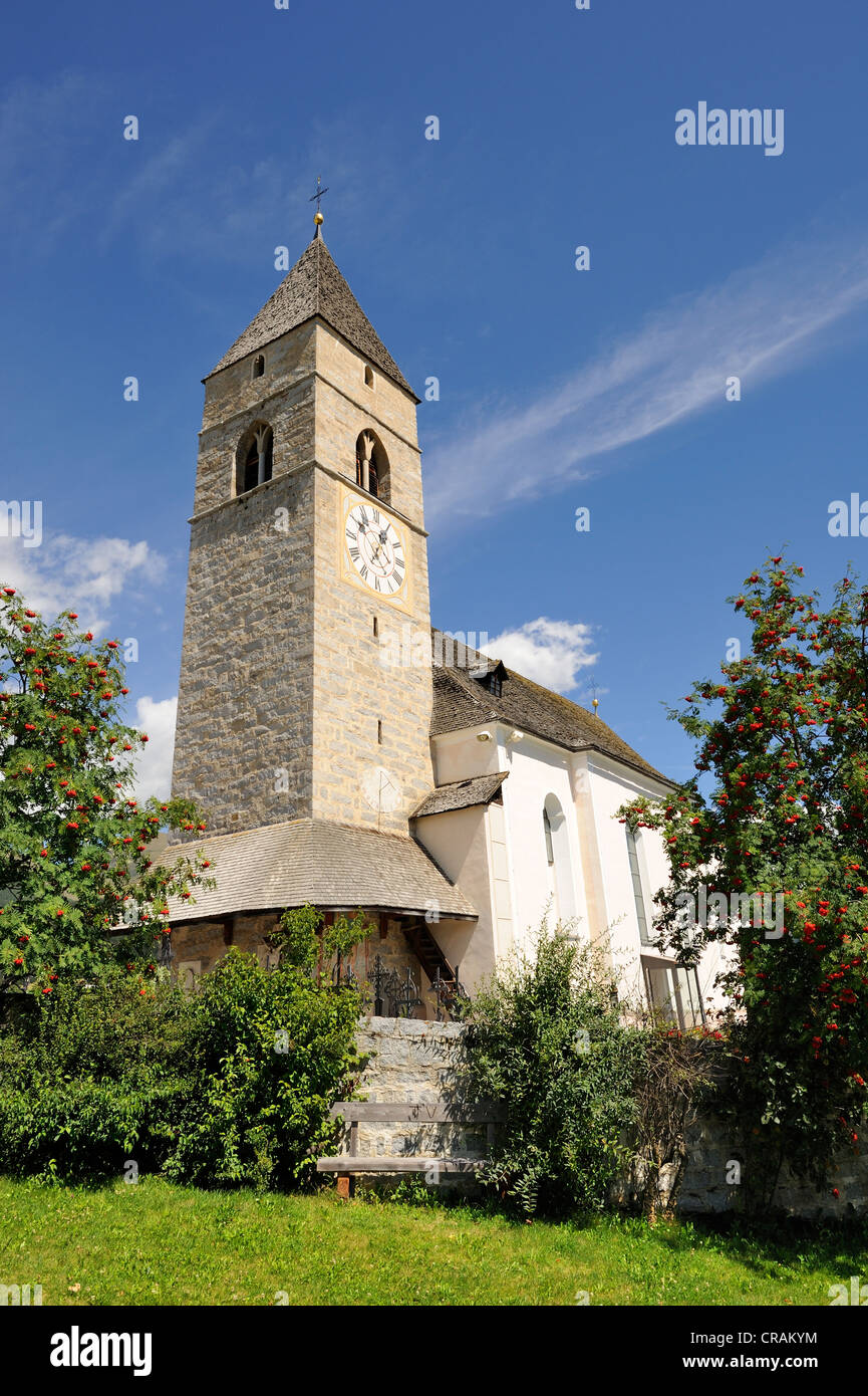 Village church of St. James in the mountain community of Maranza ...