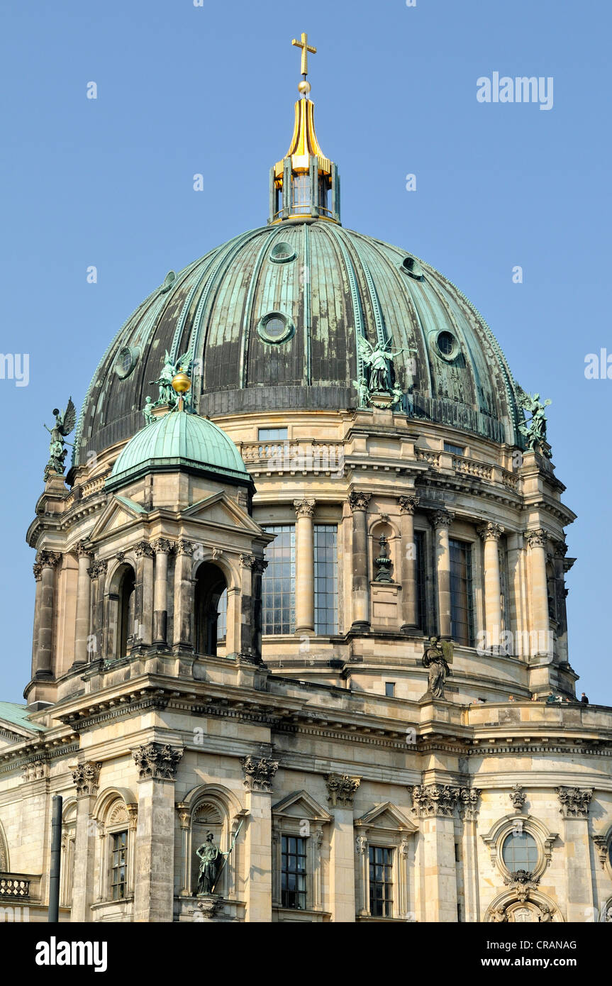 The dome of the Berlin Cathedral, Museum Island, a UNESCO World ...