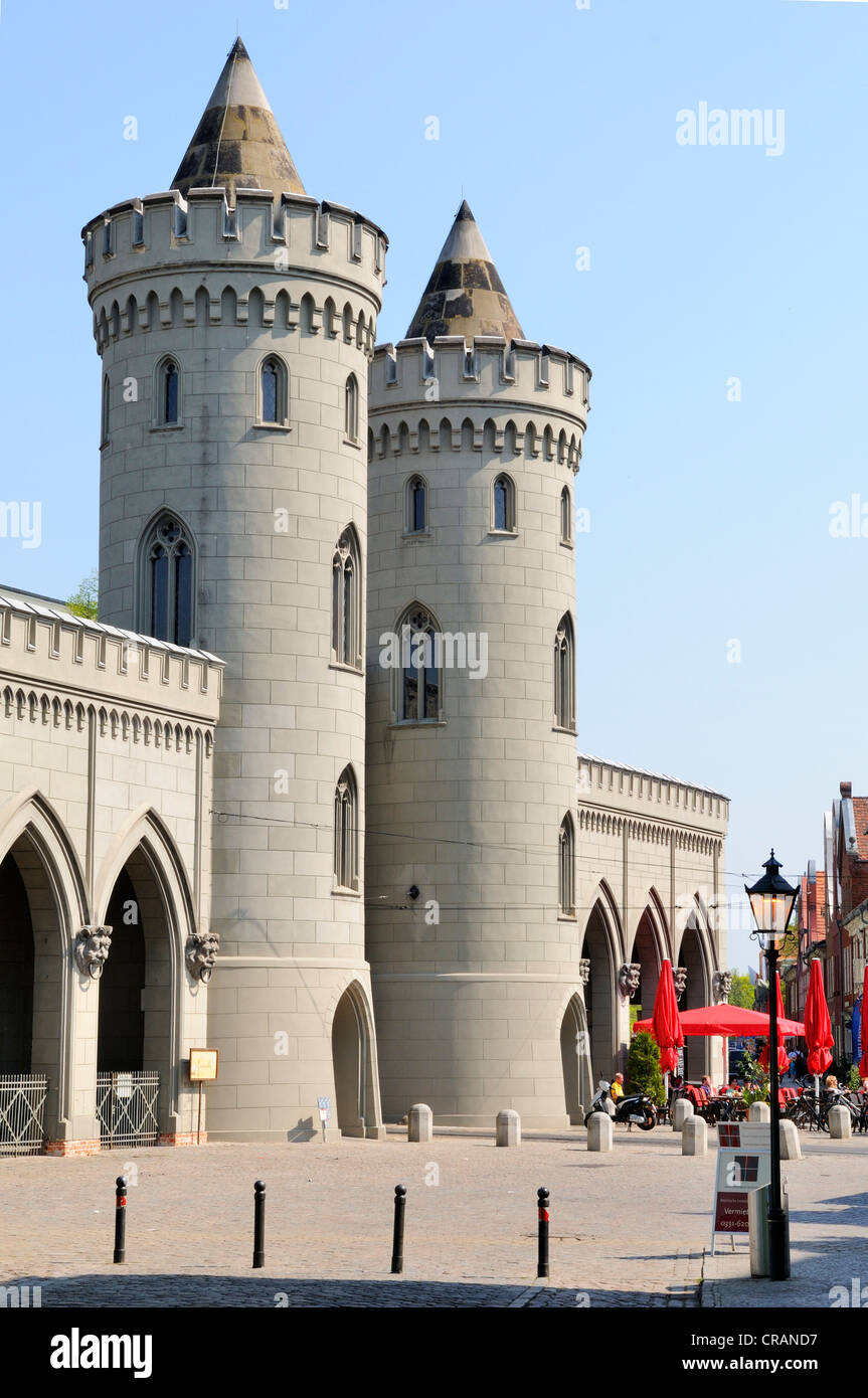 Nauen Gate, city gate built in 1755 in the historic town centre of ...