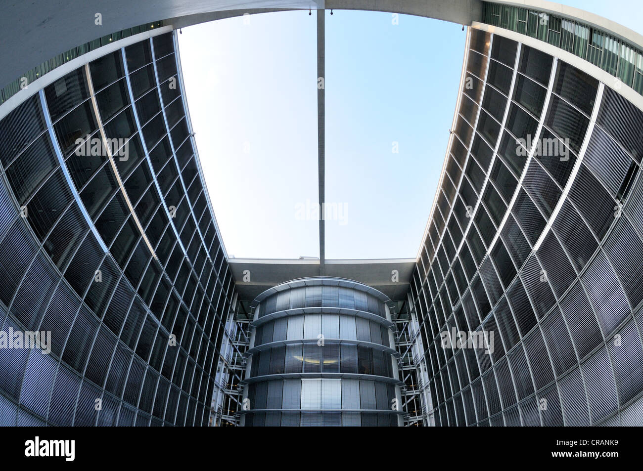 Southern facade paul loebe haus building berlin hi-res stock ...