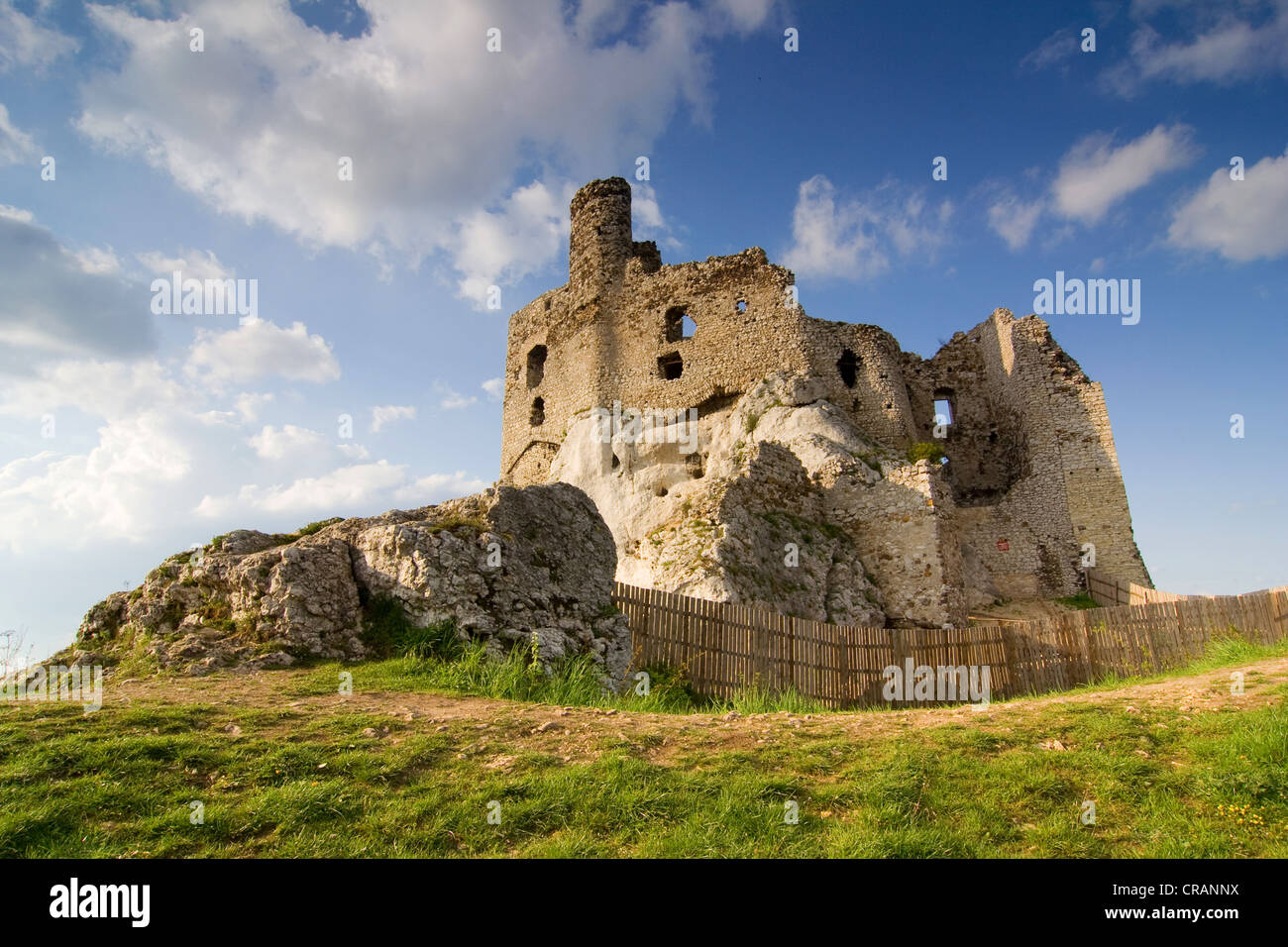 Ruins of Castle Mirow Poland Stock Photo - Alamy
