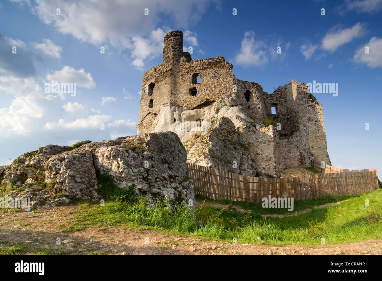Ruins of Castle Mirow Poland Stock Photo - Alamy