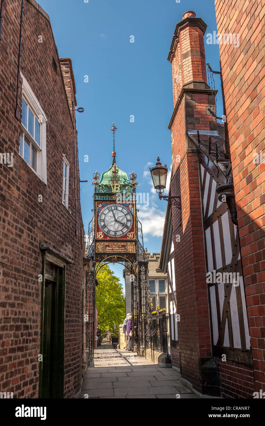 The Eastgate clock in Chester stands on the site of the original ...