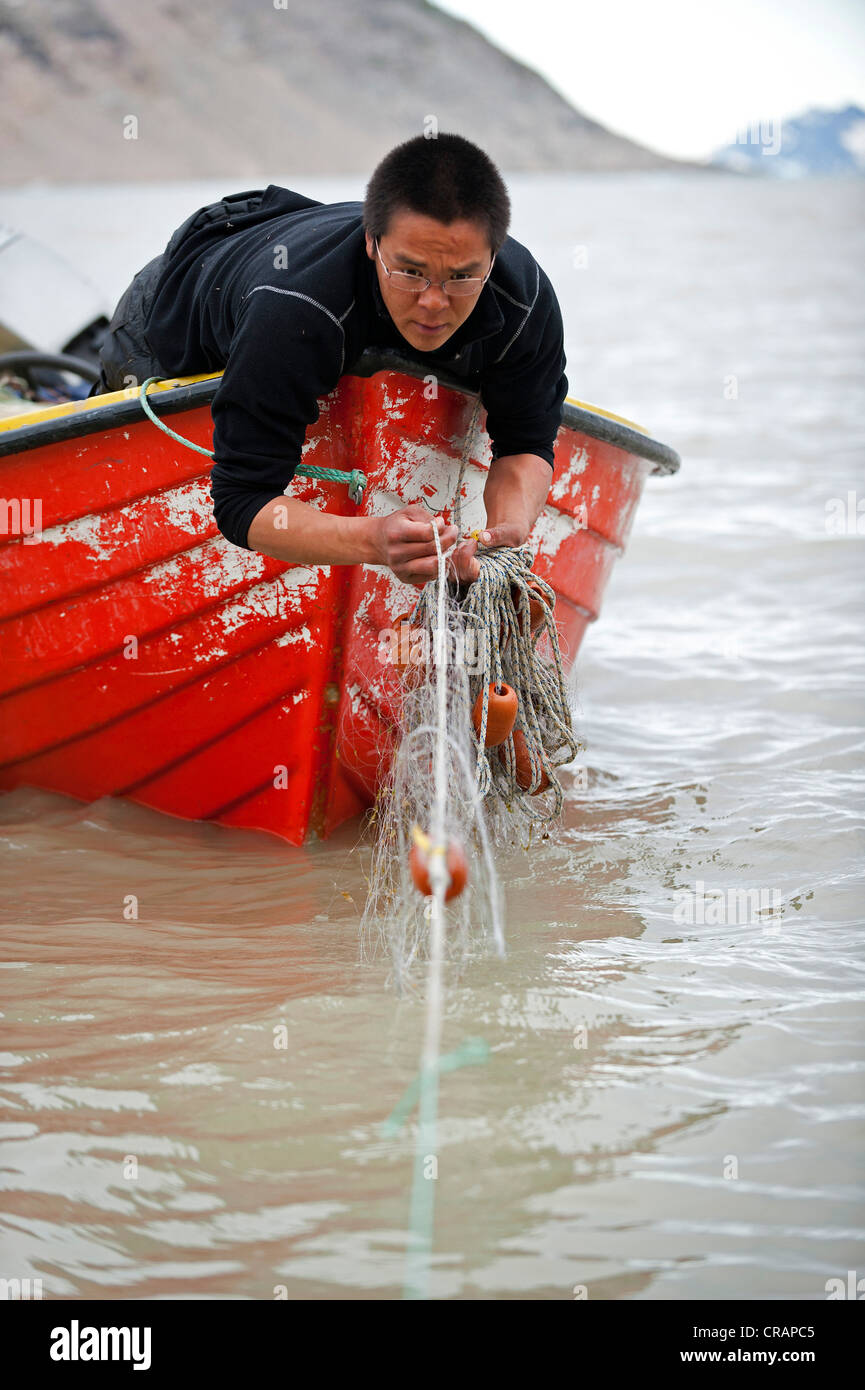 Greenland inuit fishing hi-res stock photography and images - Alamy