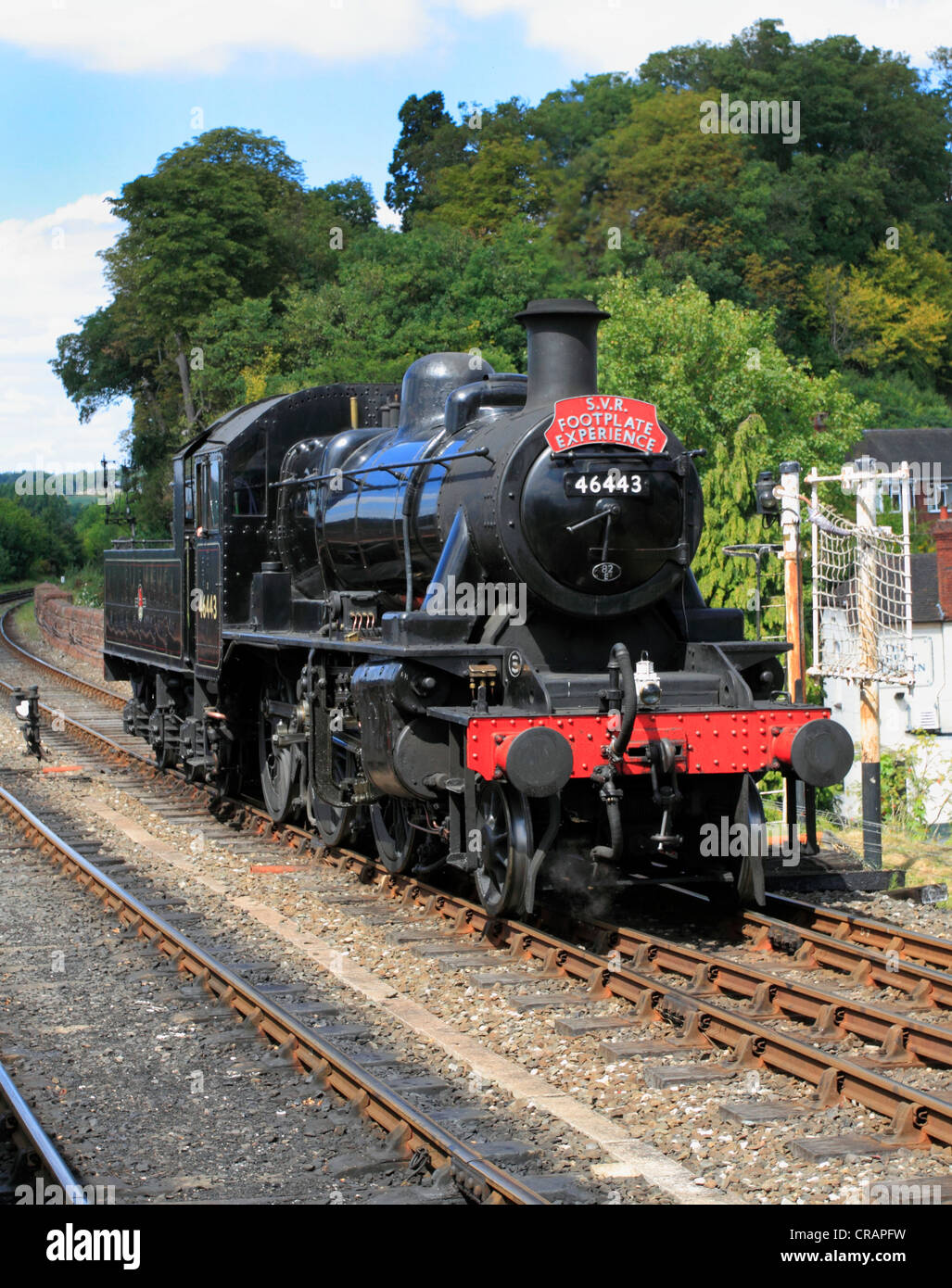 Ivatt class 2Mt Steam Locomotive at Bewdley on the Severn Valley ...