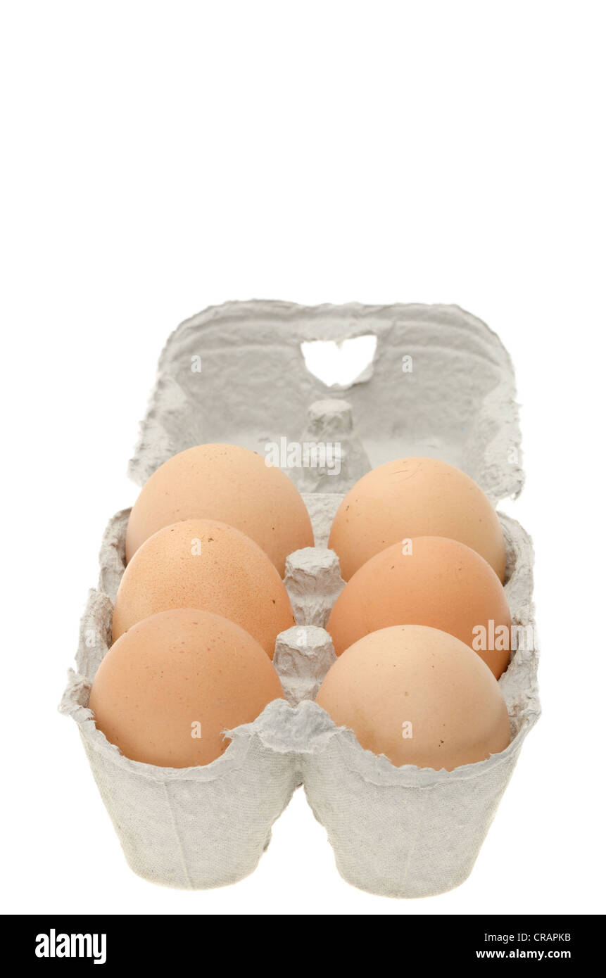 Box of eggs Cut Out Stock Images & Pictures - Alamy