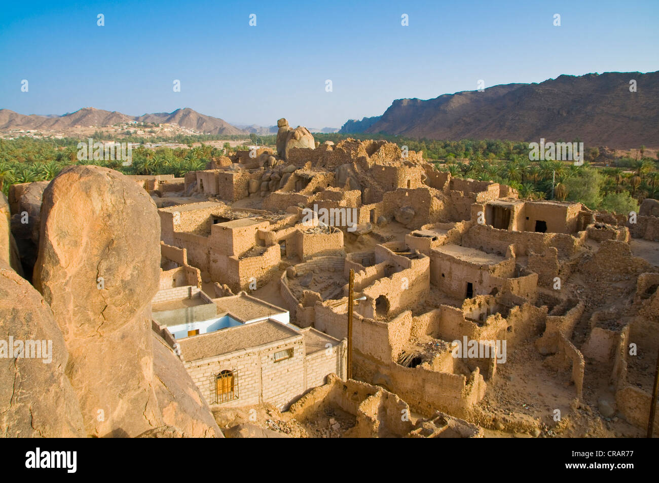 Stone houses in the village of Djanet, Algeria, Africa Stock Photo - Alamy